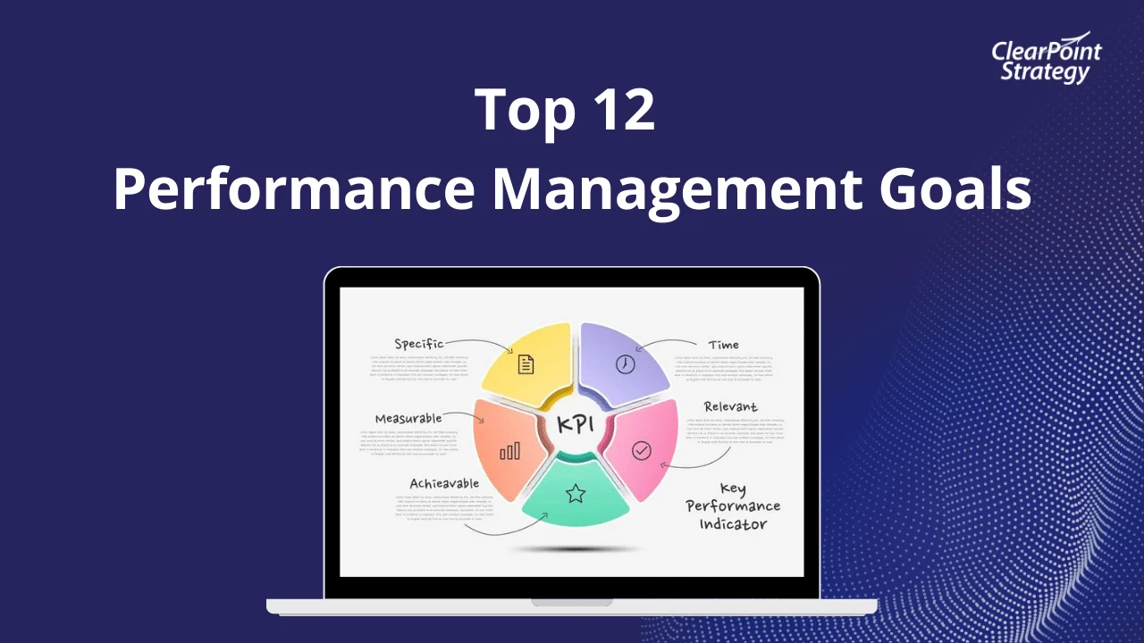 Top 12 Performance Management Goals for Success | ClearPoint Strategy Blog